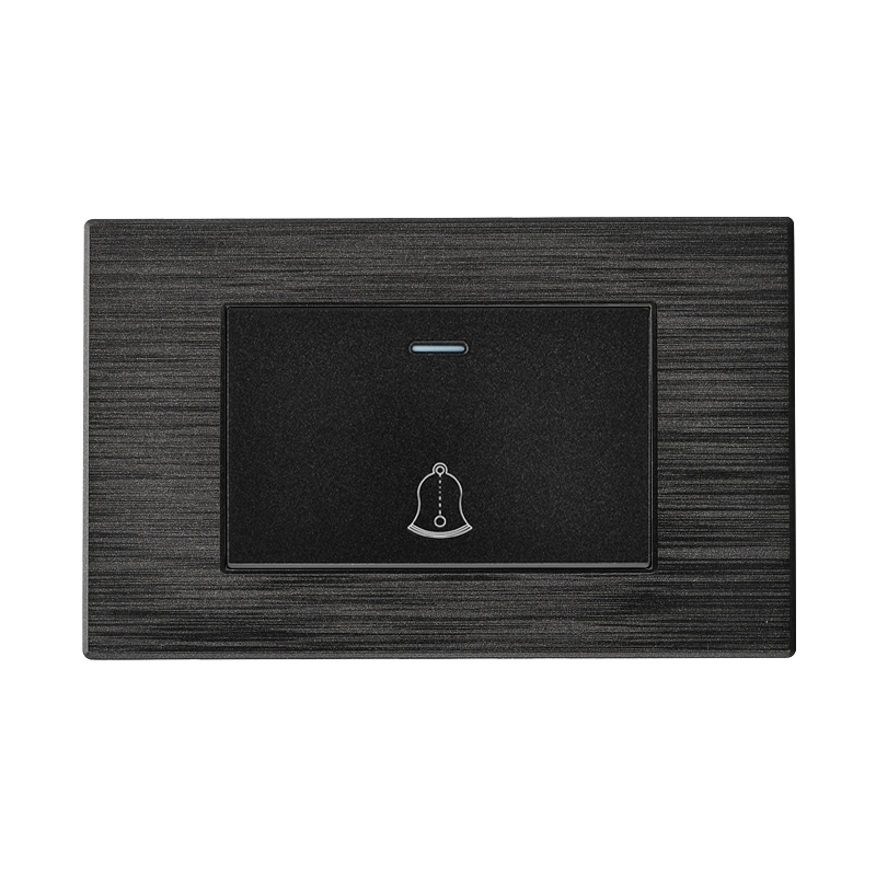Plastic Switch LYKQ-Doorbell Switch-BLACK