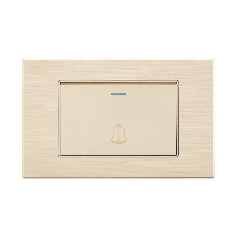 Plastic Switch LYKQ-Doorbell Switch-GOLD