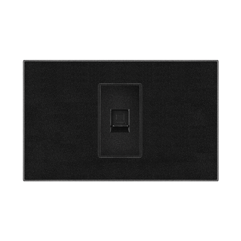Plastic Switch LYSK-Network Socket-BLACK