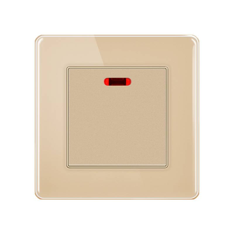 Tempered Glass Switch ABG-20A Switch-GOLD