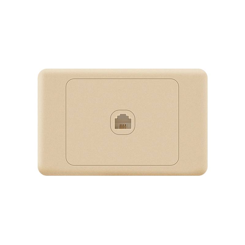Australia Type-AS Telephone Socket-Gold